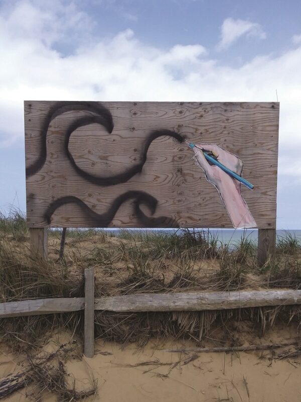 Wellfleet Has Its Own Beach Banksy - The Provincetown Independent Wellfleet Has Its Own Beach Banksy - The Provincetown Independent